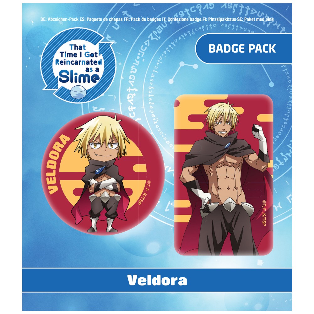 That Time I Got Reincarnated As A Slime Veldora Human Form Badge Pack ...
